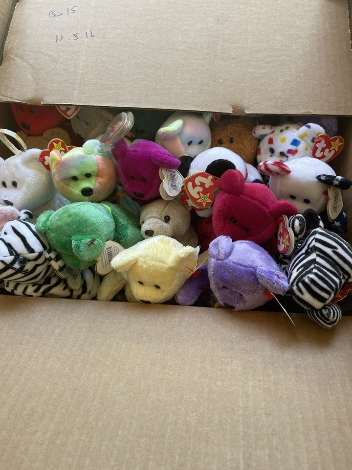 Ty Beanie Babies Lot Of 30 Plus Of Babies (box 15) | eBay
