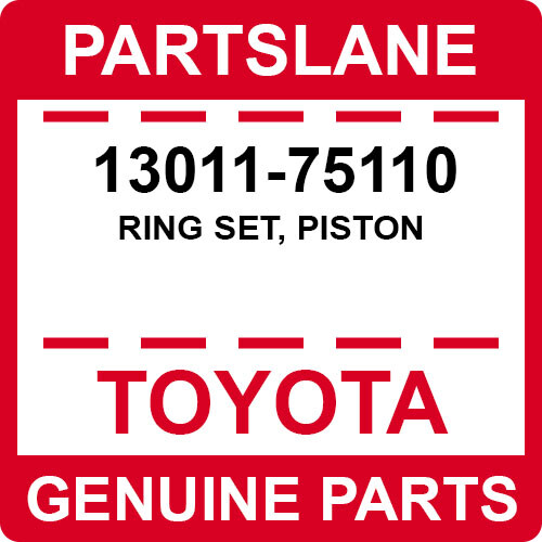 13011-75110 Toyota OEM Genuine RING SET, PISTON | eBay