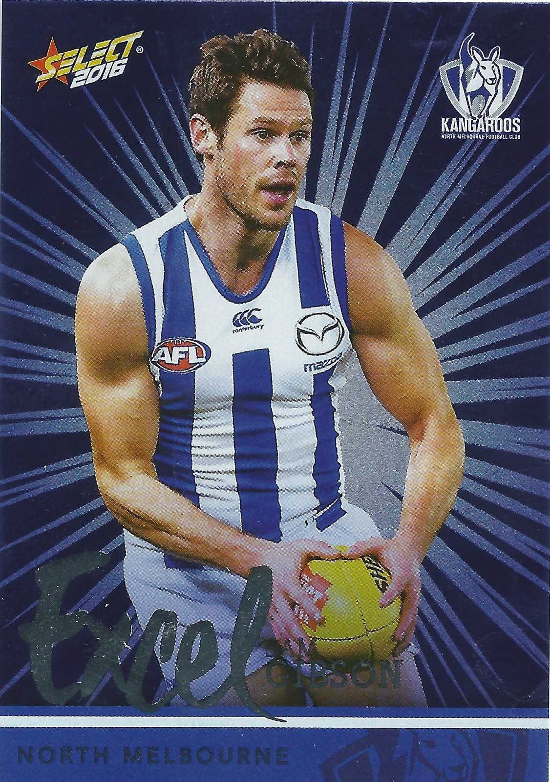 2016 Select Footy Stars Excel Parallel (EP140) Sam GIBSON North ...