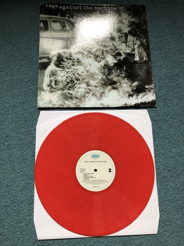 Rage Against The Machine 12” Vinyl Rare 1992 Red Vinyl Dutch Press ...