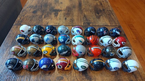 NFL RIDDELL Mini Football Helmets / Complete Set of All 32 Teams EX ...