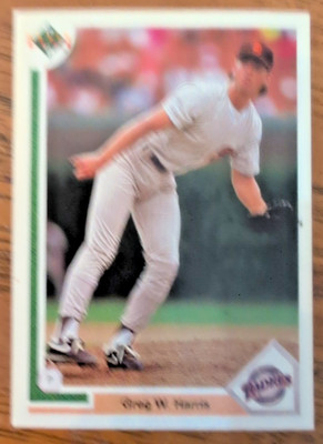 Greg Harris San Diego Padres 1991 Upper Deck Baseball Card #489 Mint | eBay