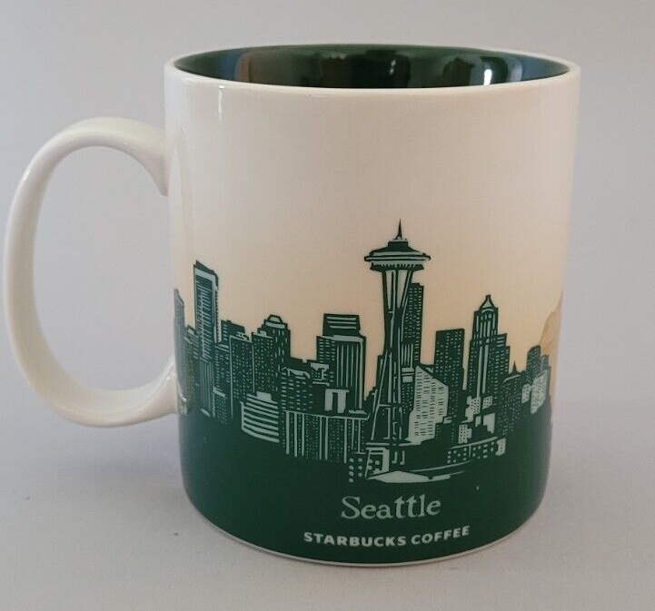 2008 Starbucks Seattle Coffee Mug First Edition Global Icon Collector’s ...