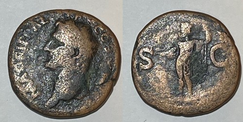 Ancient Roman Bronze Coin - Rome 37-41 AD - Agripa w/ Neptune | eBay