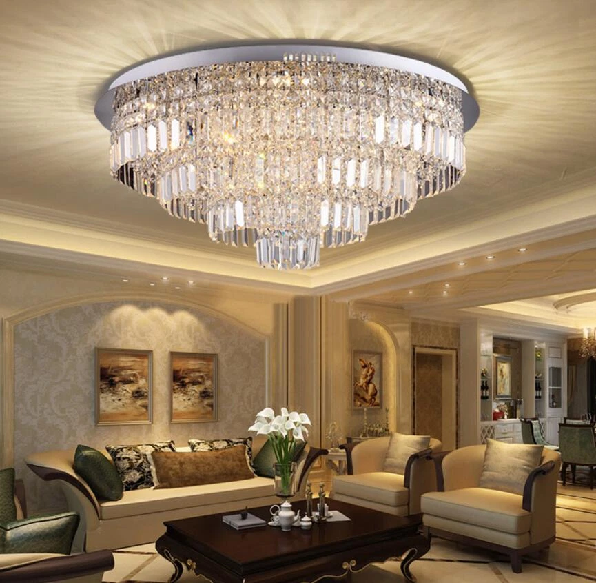 Remote Control Led Crystal Ceiling Mood Light | Shelly Lighting