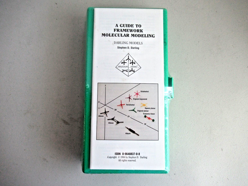 Molecular Visions The Flexible Molecular Model Kit By Darling 1996 NEW ...