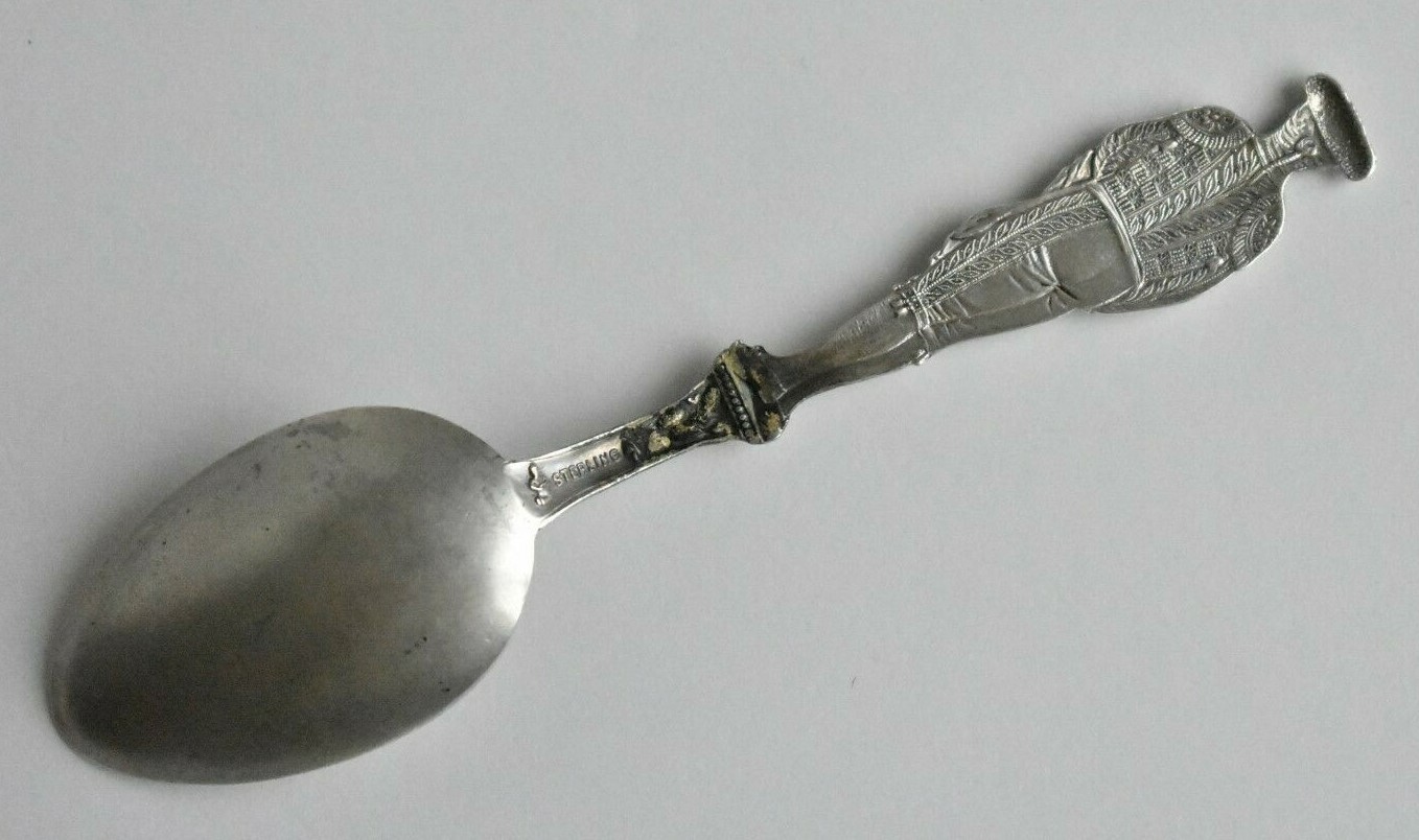 Full Figure Bullfighter Matador Sword Tijuana Mexico Sterling Souvenir ...