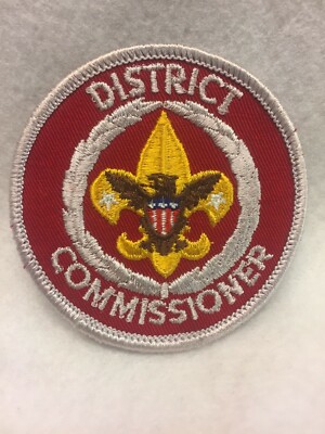 (jab-7) Boy Scout- District Commissioner - position patch | eBay