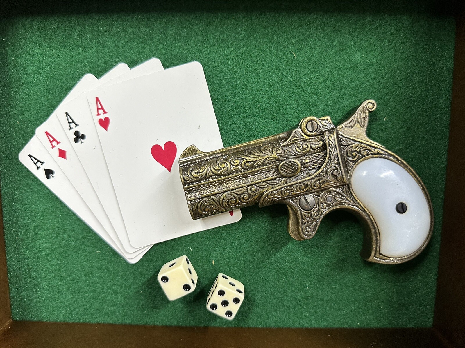 Tombstone Doc Holliday Gambler Display Rare Dice Gun Cards Poker Wild West | eBay