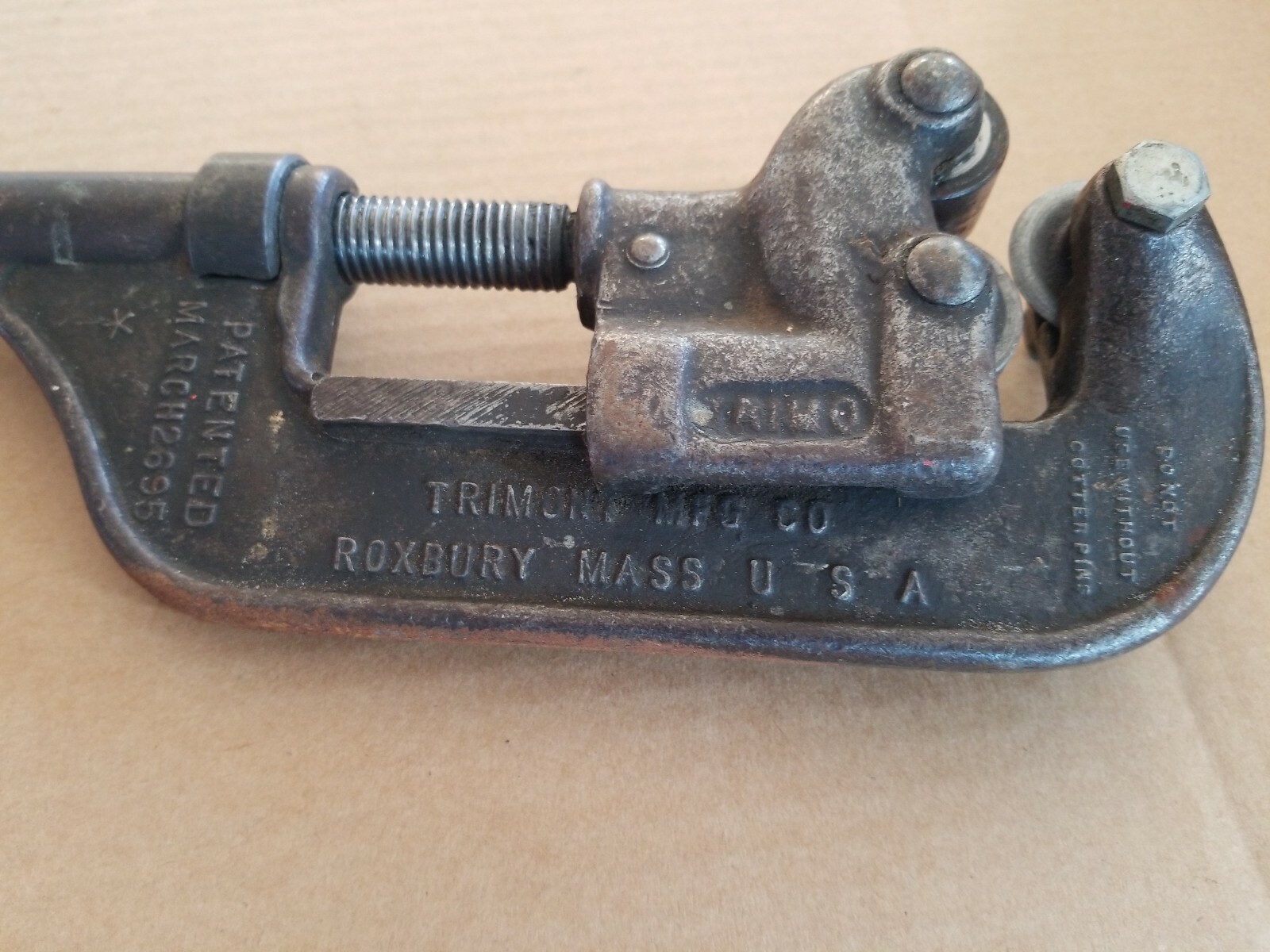 Vintage TRADE "TRIMO" MARK TOOLS PIPE CUTTER no 1- Cuts 1/8 - 1 1/4 | eBay