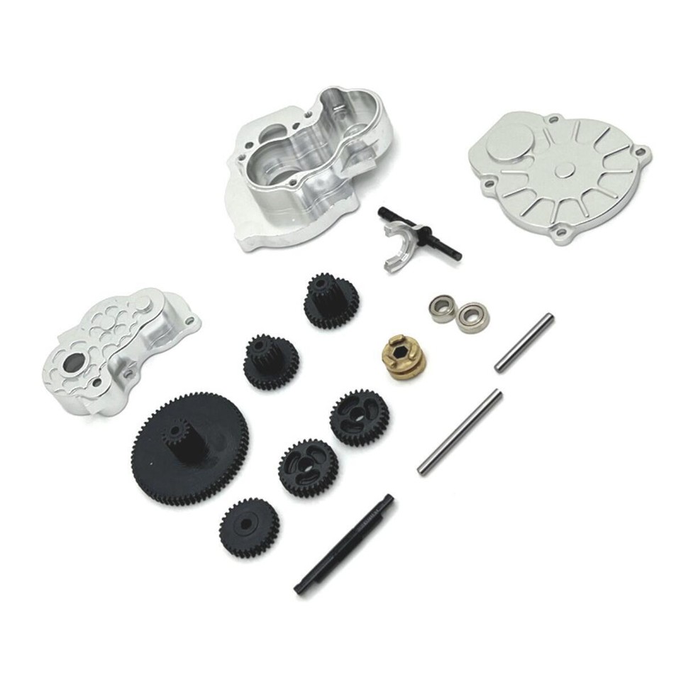 Metal Transmission Gearbox assembly For 1/24 FMS FCX24 FCX18 K5 rc car ...