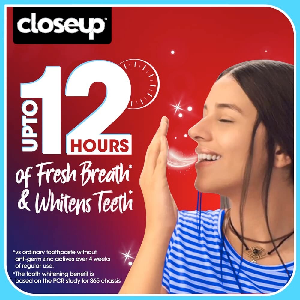 Close Up Toothpaste Fire Freeze