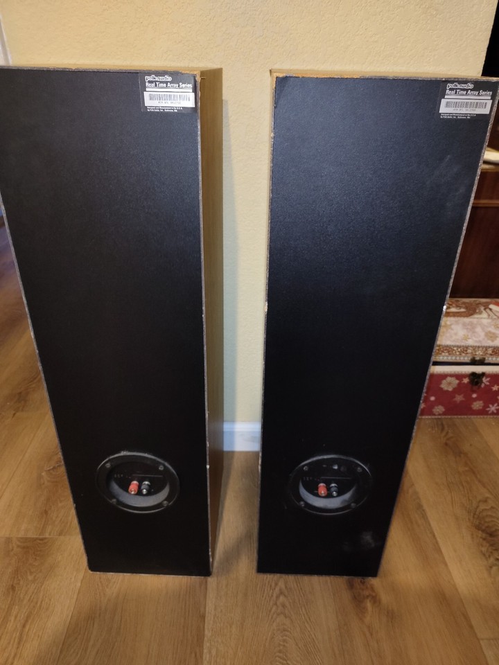 C DETAILS! VINTAGE RARE POLK AUDIO REAL TIME ARRAY SERIES RTA 8TL TOWER ...