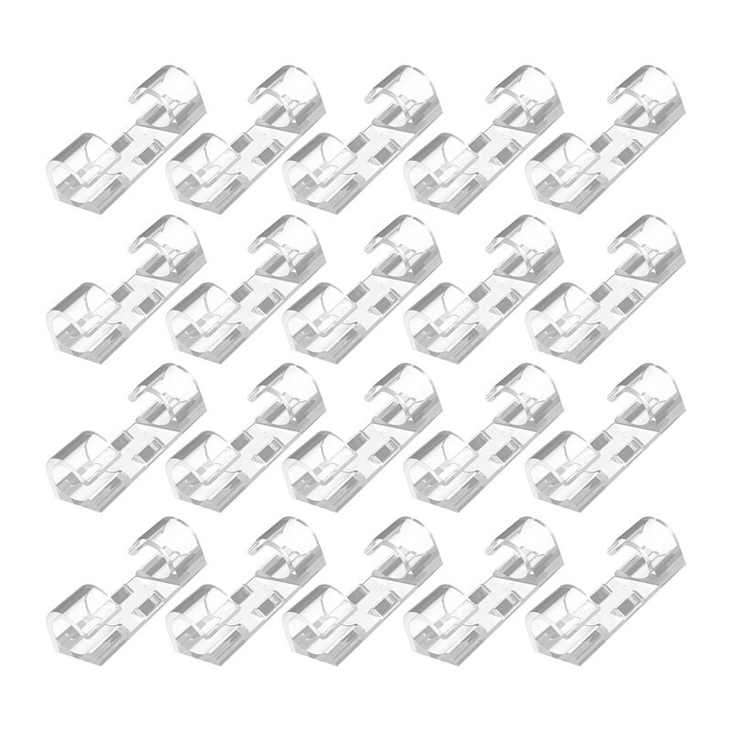 100pcs Cable Clamps Cable Clean Wire Holder with Strong Self 6707- | eBay
