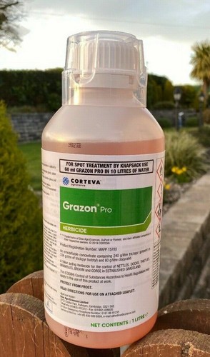Grazon Pro Weed Killer Docks Nettles Thistles Brambles Safe to Grass ...