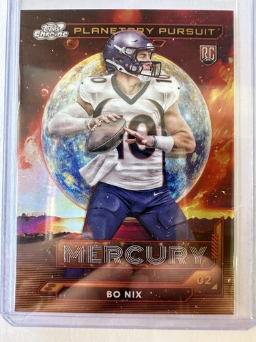 2024 BO NIX Topps Chrome Cosmic Planetary Pursuit MERCURY Denver ...