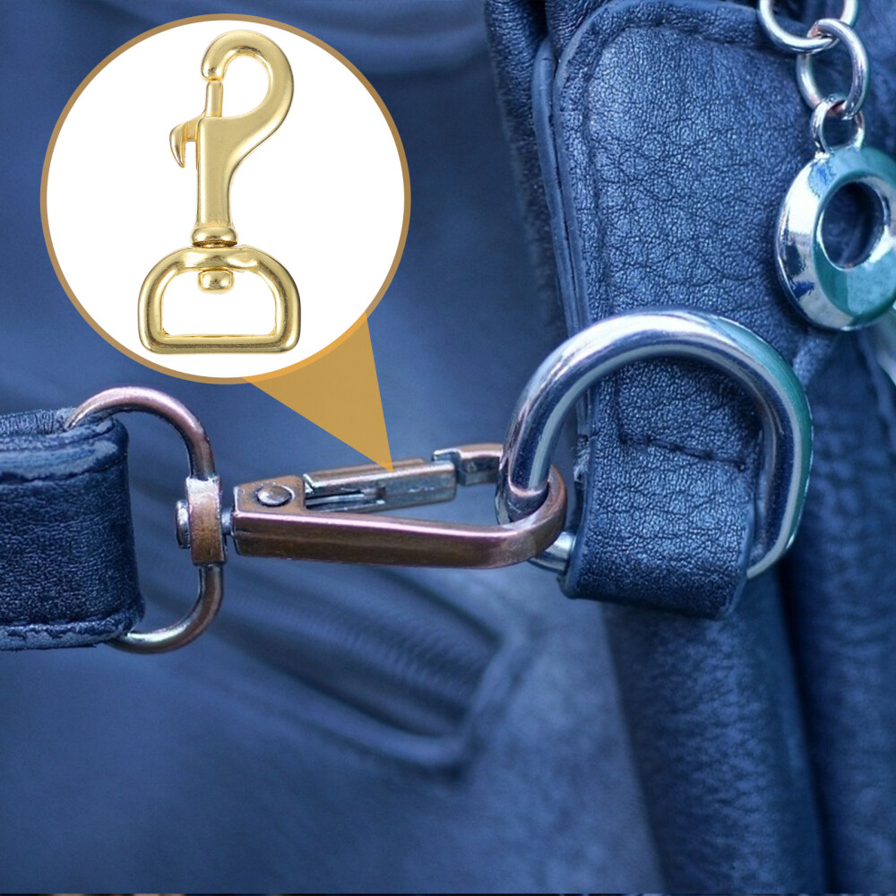 2 Pcs Square Bottom Rotating Snap Hook Swivel Clip Clasp Hooks Lobster ...