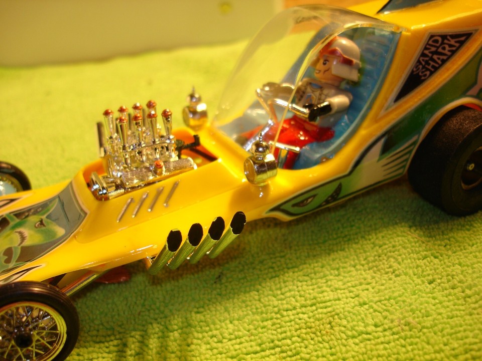 Vintage RARE Monogram "Sand shark" dragster 1/24 SLOT car offered by ...