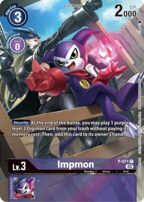 Impmon Alternate Art Foil - P-071 NM - Digimon TCG | eBay