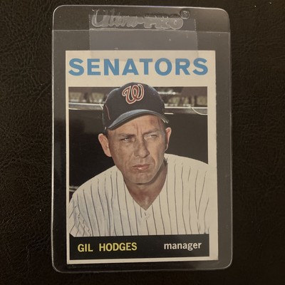 GIL HODGES 1964 Topps Baseball # 547 Washington Senators Manager Ex ...