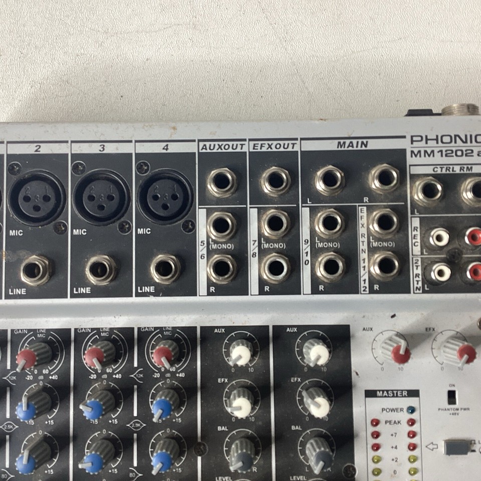 Sound Mixer Phonic MM1202 Analog Mixer | eBay