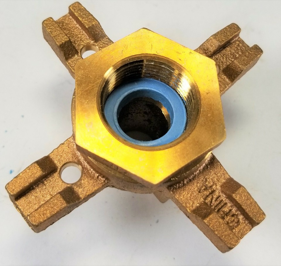 Water Meter Yoke Expansion Connection Wheel for 5/8" x 1/2" Meter, NL ...