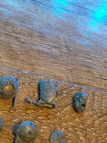 Warhammer 40k Lot OGRE SHIELDS AND 2 Heads | eBay