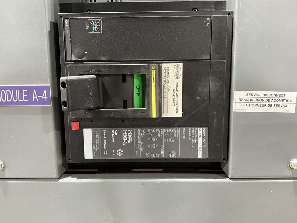 Square D 2000 Amp 480V 3P 4W Switch Gear *DESCRIPTION* 🟦 | eBay
