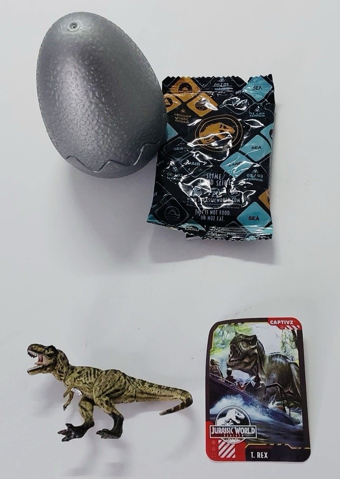 Captivz Jurassic World Rebirth Build N Battle Egg T. Rex 2025 New Open ...