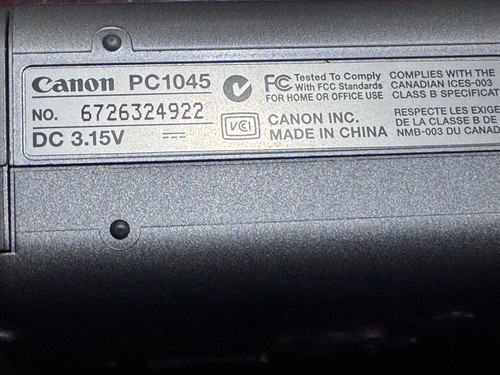 Vintage Canon PowerShot A300 3.2MP, 5.1x Zoom Digital Camera Working ...