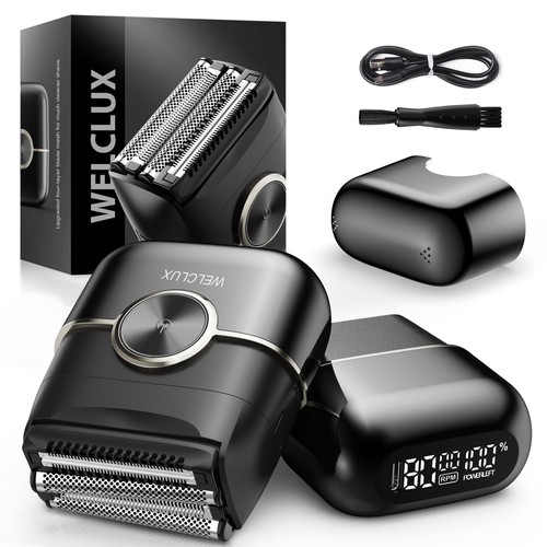 Electric Foil Shavers for Men Upgraded Mini Electric Razor with 4 ...