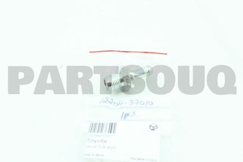 1220437010 Genuine Toyota VALVE SUB-ASSY, VENTILATION 12204-37010 | eBay