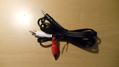Genuine Sony Audio Hi-Fi System Stereo Audio Cable 5 ft RCA-male to 3 ...