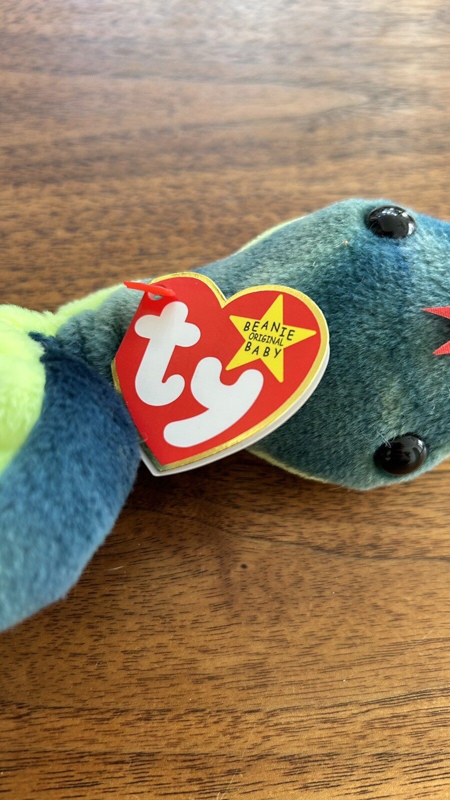 1997 TY BEANIE BABY HISSY THE SNAKE WITH HANG TAG EXCELLENT 8421041855 ...
