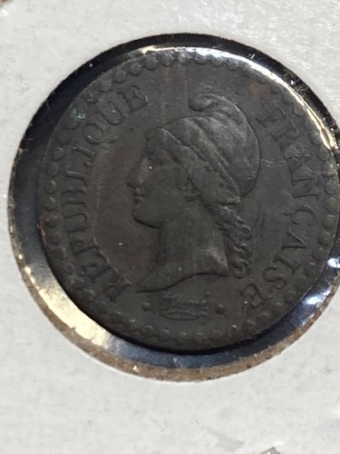 FRANCE 1848 1 CENTIME CAPPED LIBERTY BUST RÉPUBLIQUE FRANÇAISE WORLD ...