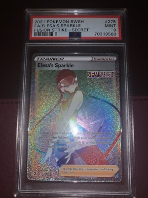 Elesa’s Sparkle 275/264 - Fusion Strike Full Art Secret Rainbow Pokémon ...