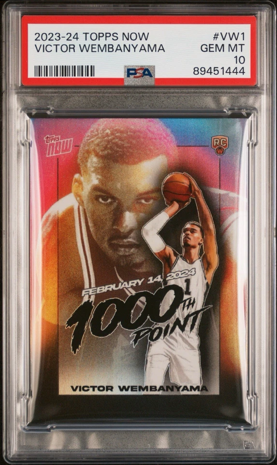 2023-24 Topps Now Victor Wembanyama - Victor Wembanyama #VW-1 for sale ...