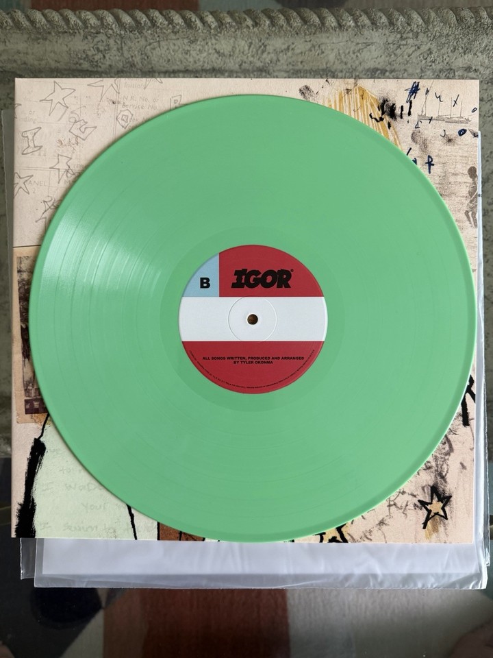 Tyler The Creator IGOR Special Edition Alternative Sleeve GREEN Vinyl ...