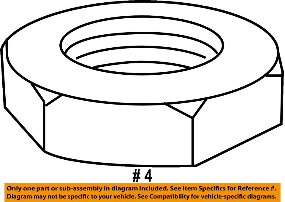 2011-2025 SILVERADO 2500 3500 PITMAN ARM NUT NEW GM # 11610454 | eBay