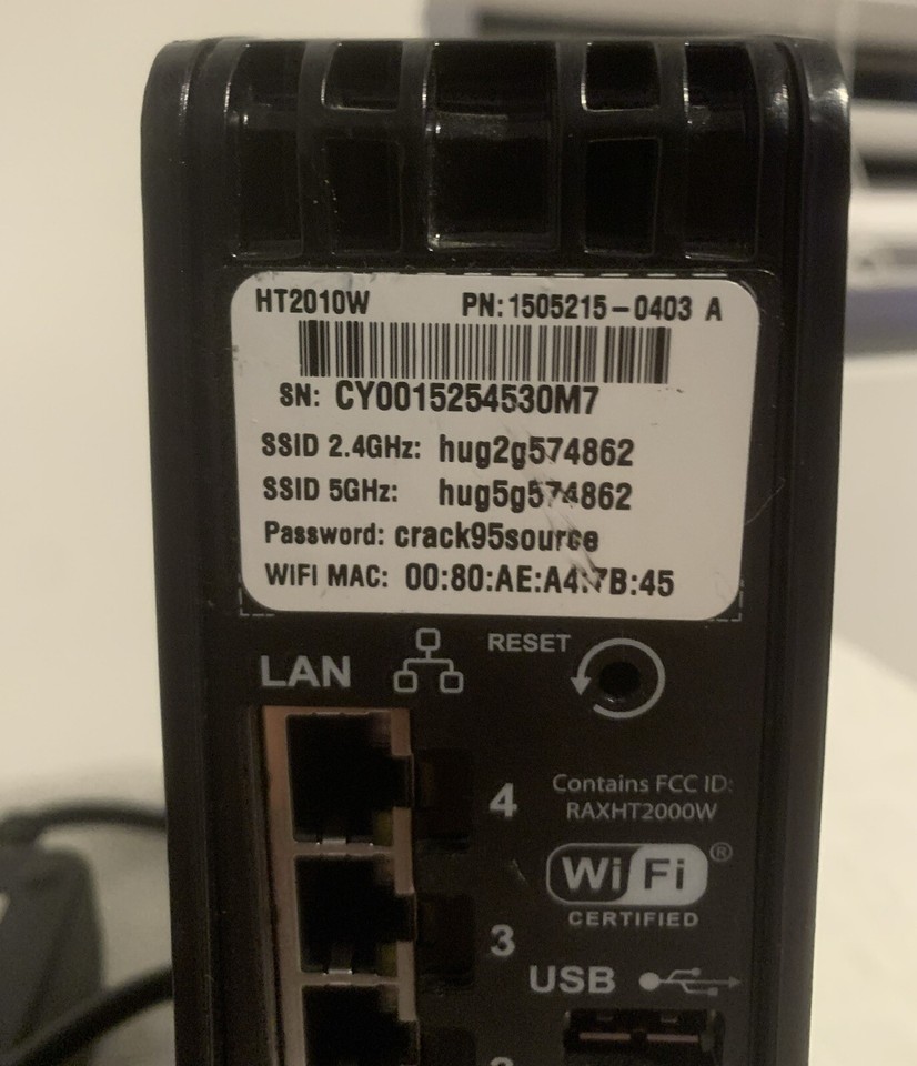 HughesNet HT2010W Satellite Internet Modem With Power Supply 1505215 ...