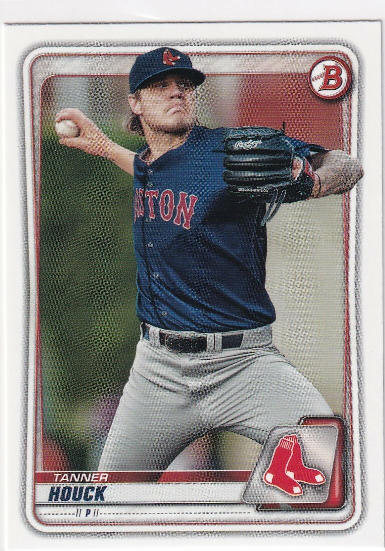 LOT (10) 2020 BOWMAN RC TANNER HOUCK BOSTON RED SOX ROOKIE (ALL SAME ...