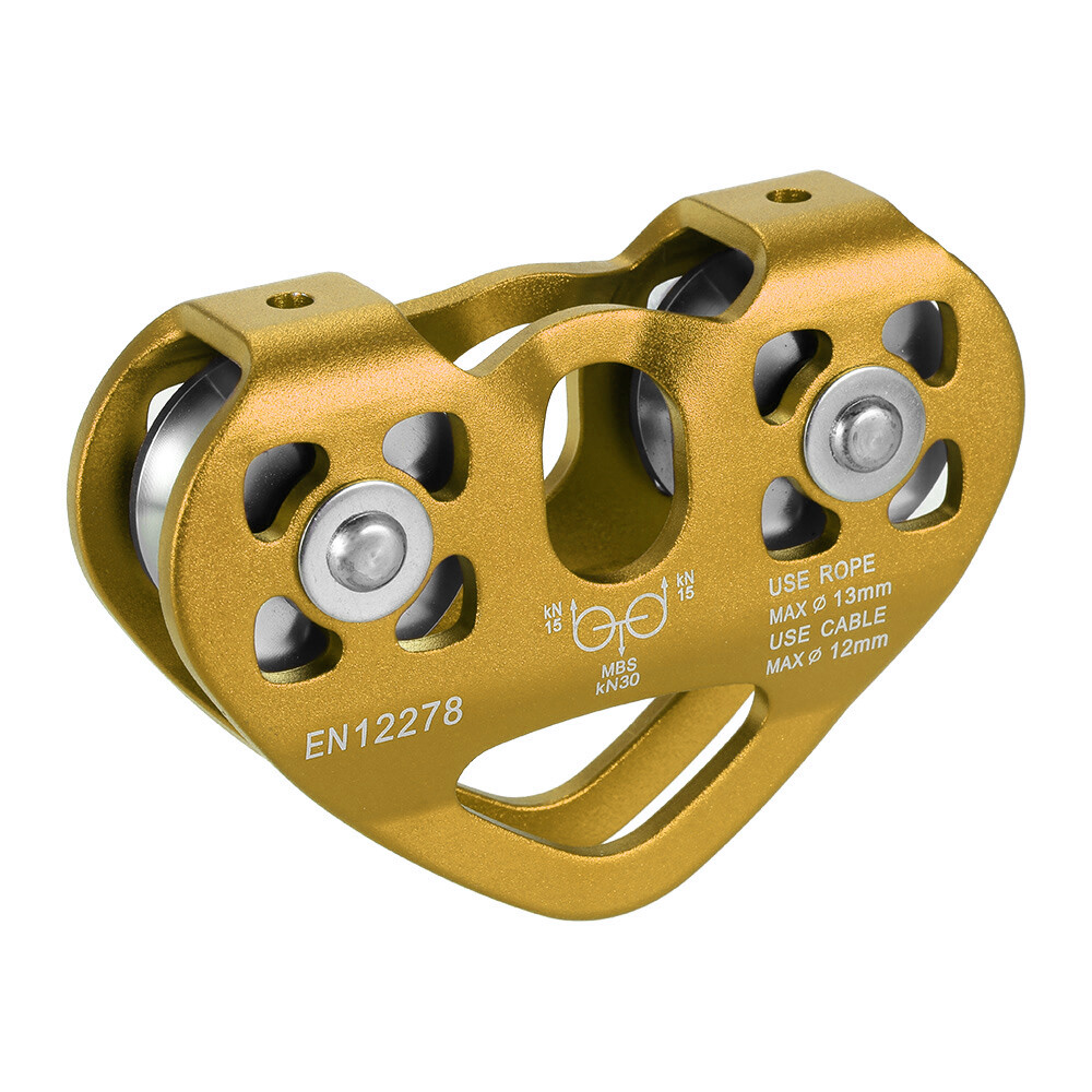 30kN Cable Trolley Pulley with Ball Bearing Climbing Caving Aloft M0K8 ...