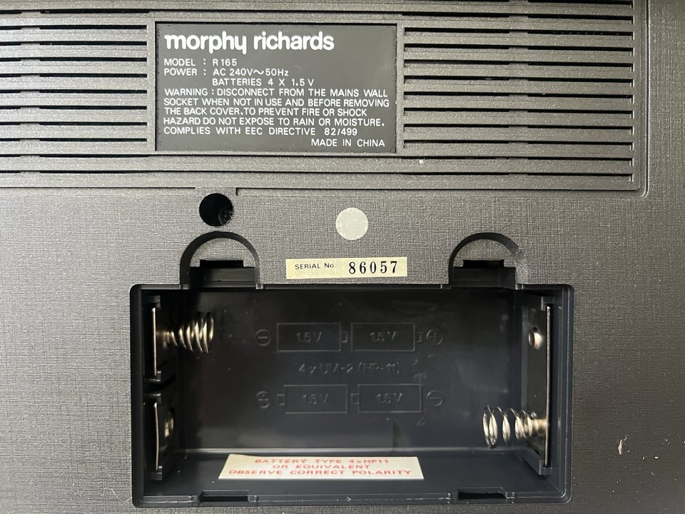 Boxed & Unused Morphy Richards Radio R130 3 Band Portable Retro Vintage ...