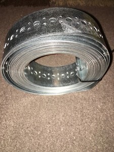 Steel Banding Strapping Galvanised Perforated Metal 50mmx10m Building ...