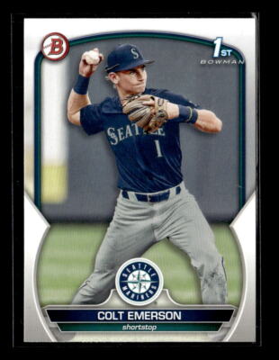 2023 Bowman Draft Paper Colt Emerson Seattle Mariners 1st #BD-42 5 Card ...