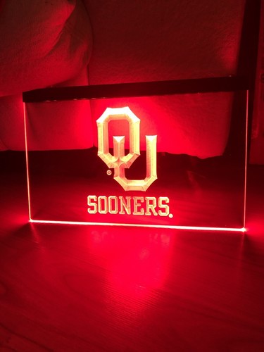 OKLAHOMA SOONERS LED NEON LIGHT SIGN 8x12 | eBay