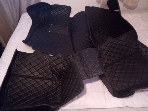 Pu Leather pleather Floor Liner mat Diamond Tuft waterproof all weather ...