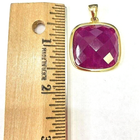 HSN Bellezza Jewelry Collection Bronze Red Quartzite Cushion Pendant | eBay