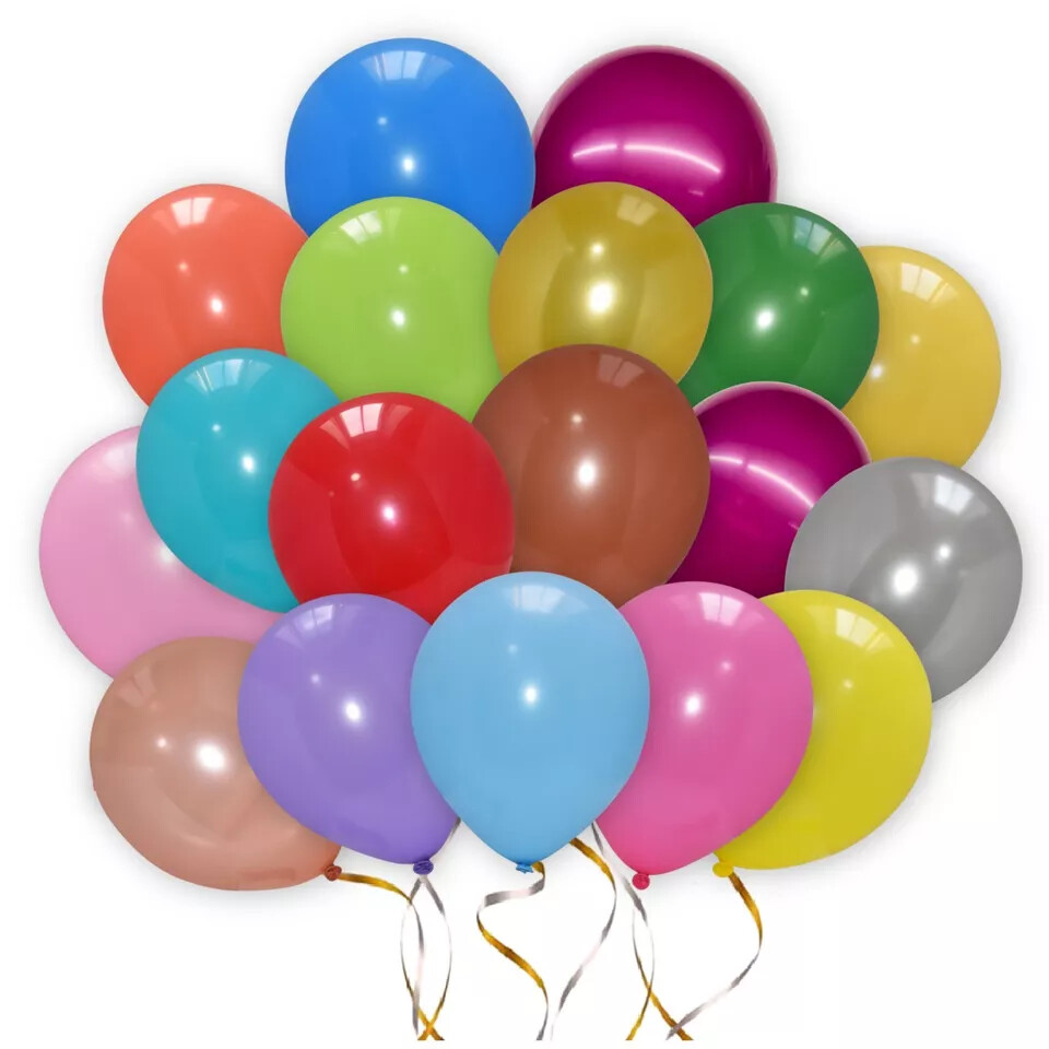 15/25/35 pcs 12-inch Balloon Latex All Colors for Wedding, Birthday ...