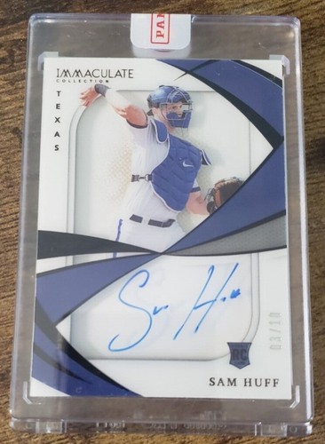 2021 Panini Immaculate Shadowbox Signatures Sam Huff Auto RC 03/10 | eBay